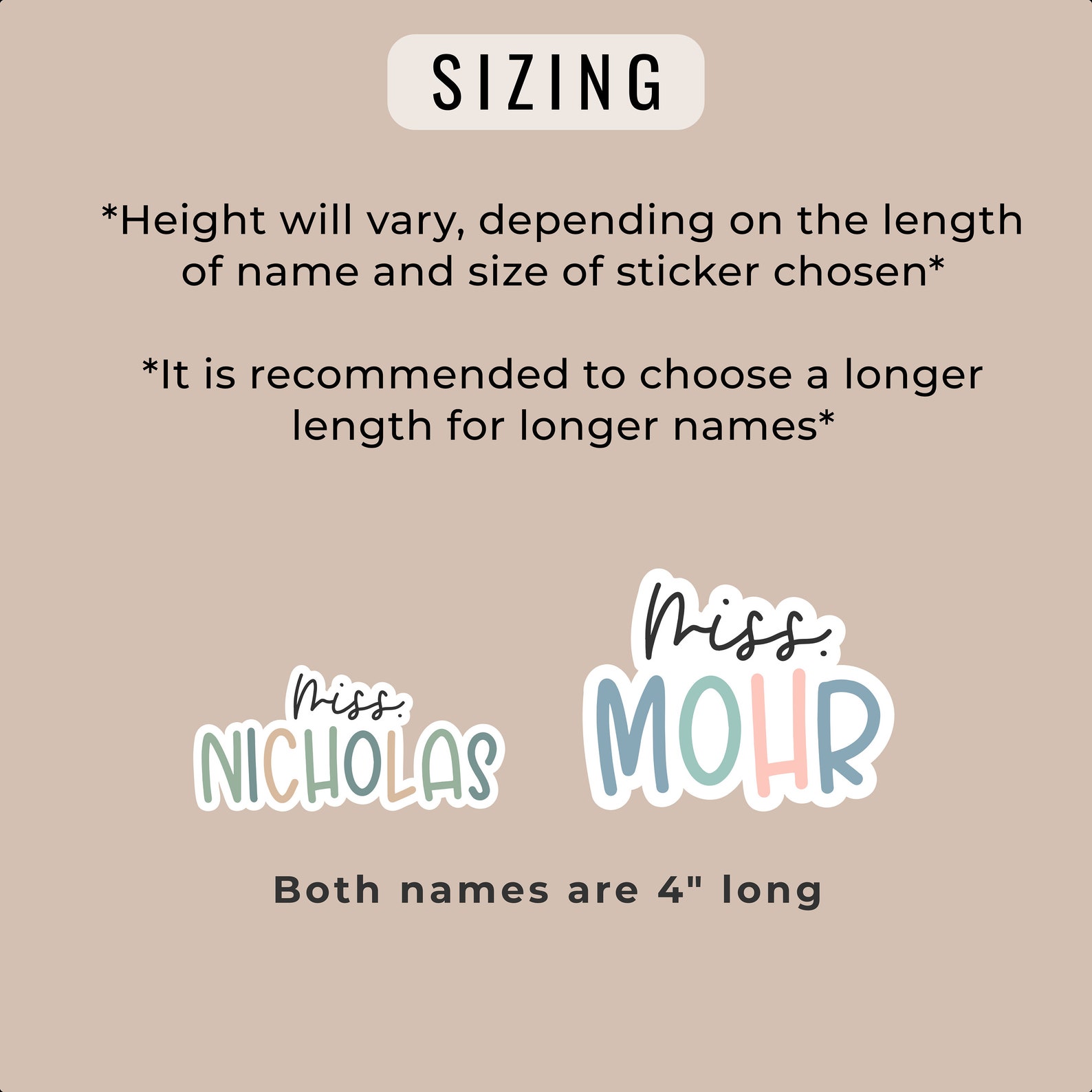 Personalized Teacher Name Sticker Water Bottle, Tumbler, Laptop Decal ...