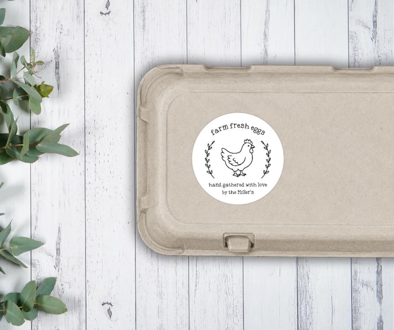Personalized Egg Carton Thermal Labels - Etsy Australia