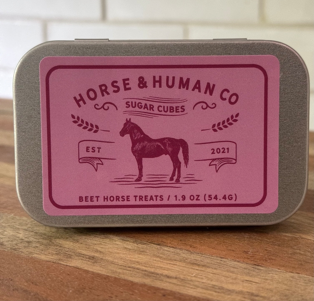 Horse Treat Sugar Cube Beet Flavored All Natural Ingredients Equestrian ...