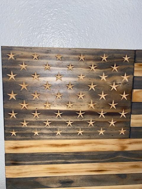 Custom Wood Flag - Etsy