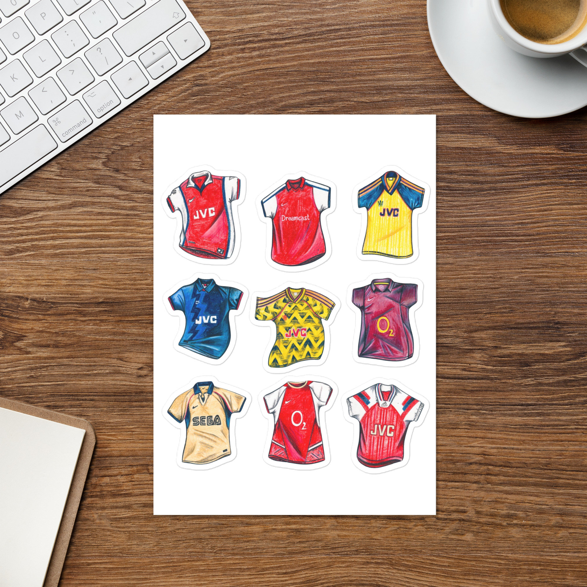Arsenal Fan Favourites Sticker Sheet - Etsy