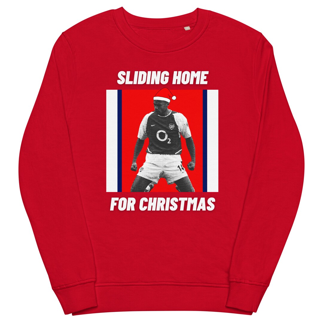 Sliding Home for Christmas - Arsenal Christmas Jumper - Etsy
