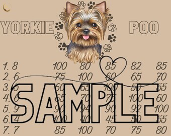 Yorkie Poo Drawing - Etsy