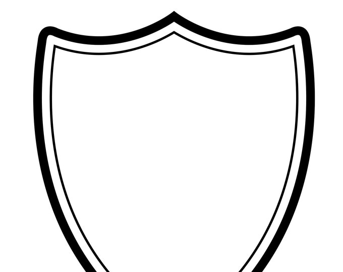 Shield | Crest | Vector Image | Digital Download | JPEG - PNG - PDF ...