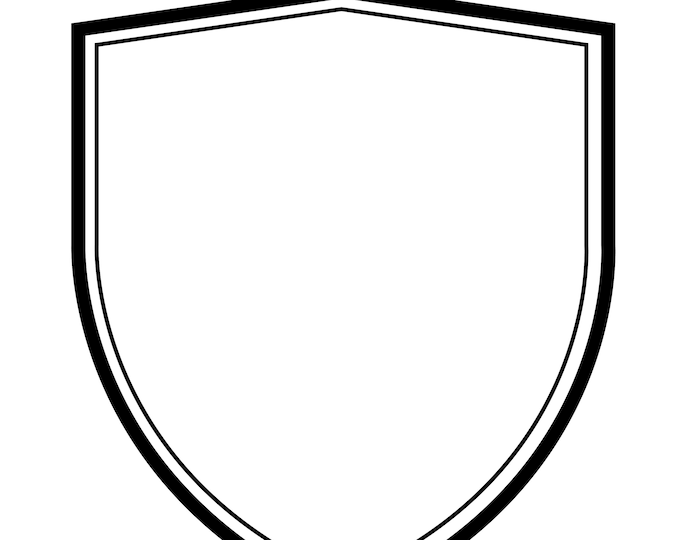 Shield | Crest | Vector Image | Digital Download | JPEG - PNG - PDF ...