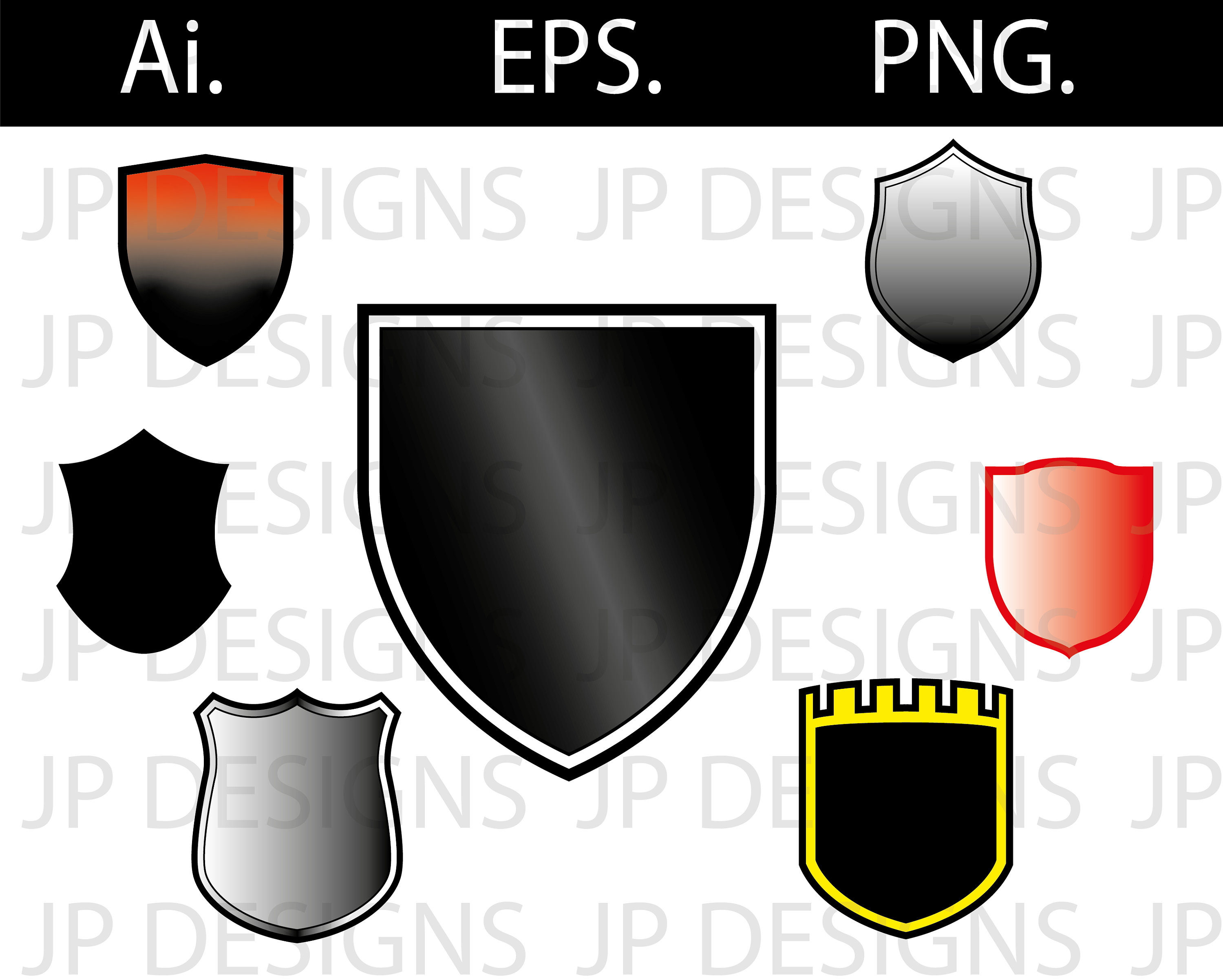 Simple Shield Vector Png