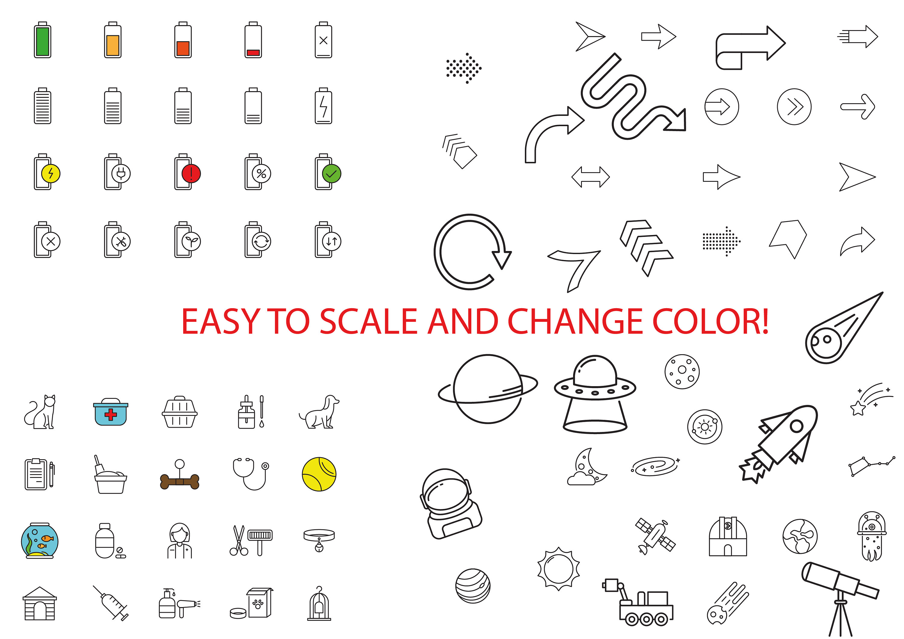 Icon Bundle Pack Over 500 Icons Icon Vector Pack Vector - Etsy