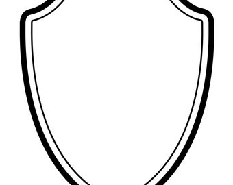 Shield Crest Vector Image Digital Download JPEG PNG | Etsy