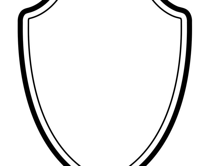Shield | Crest | Vector Image | Digital Download | JPEG - PNG - PDF ...