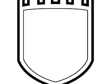 Shield Crest Vector Image Digital Download JPEG PNG | Etsy
