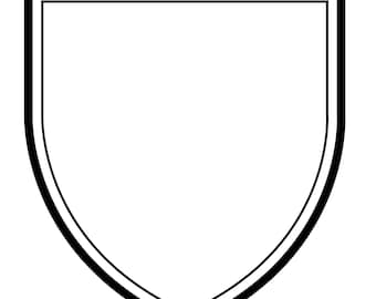 Shield | Crest | Vector Image | Digital Download | JPEG - PNG - PDF ...