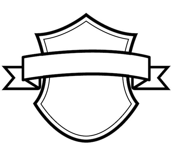 Shield Crest Vector Image Digital Download JPEG PNG | Etsy