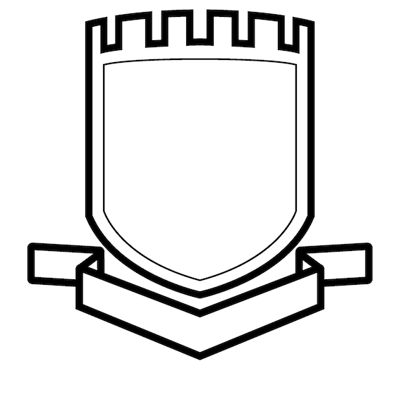 Shield Crest Vector Image Digital Download JPEG PNG | Etsy