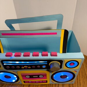 Boom Box Gift Box Luminary - Etsy