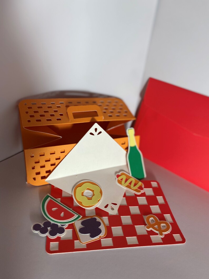 Picnic Basket Card - Etsy