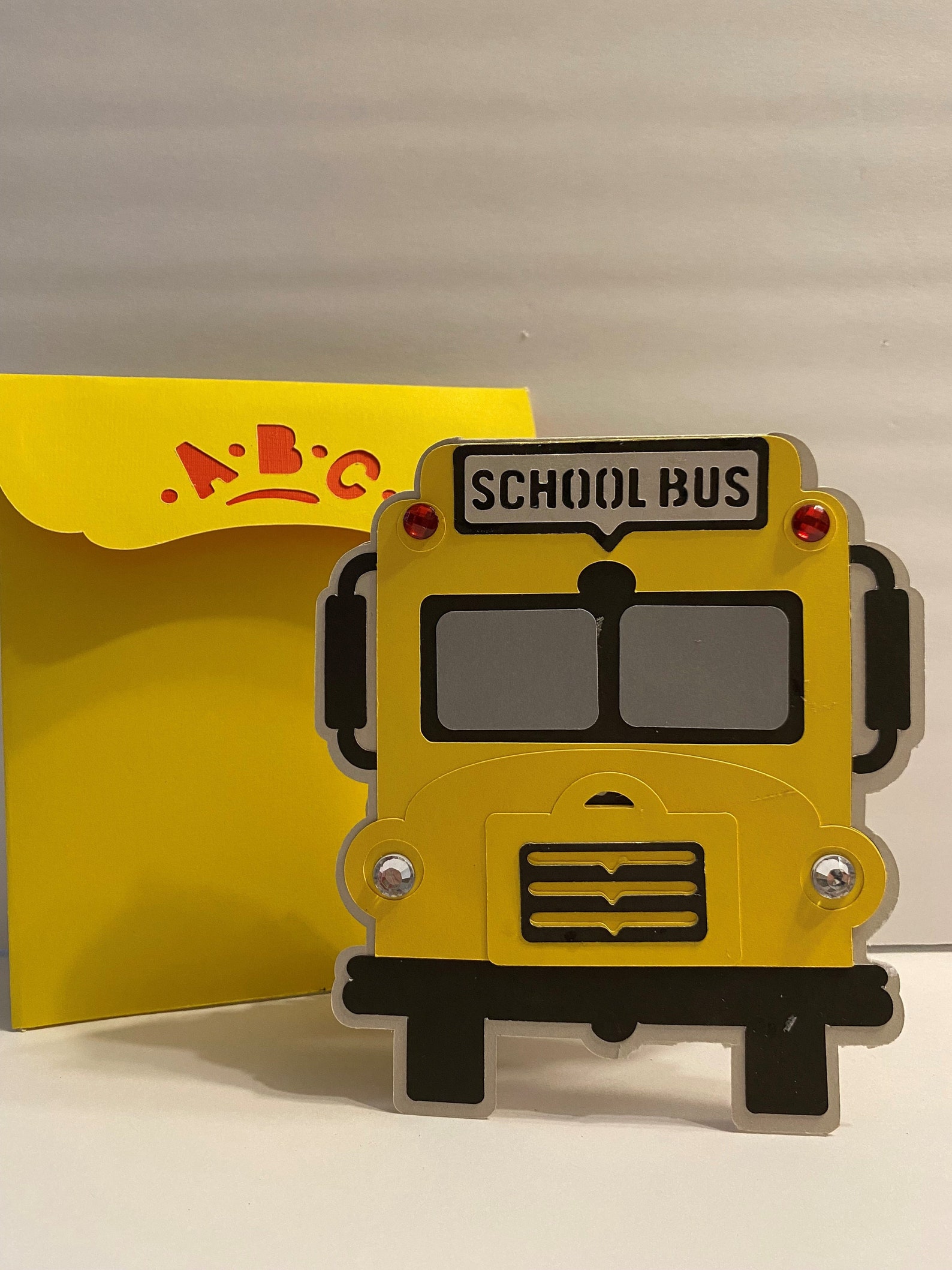 School Bus Greeting Card - Etsy