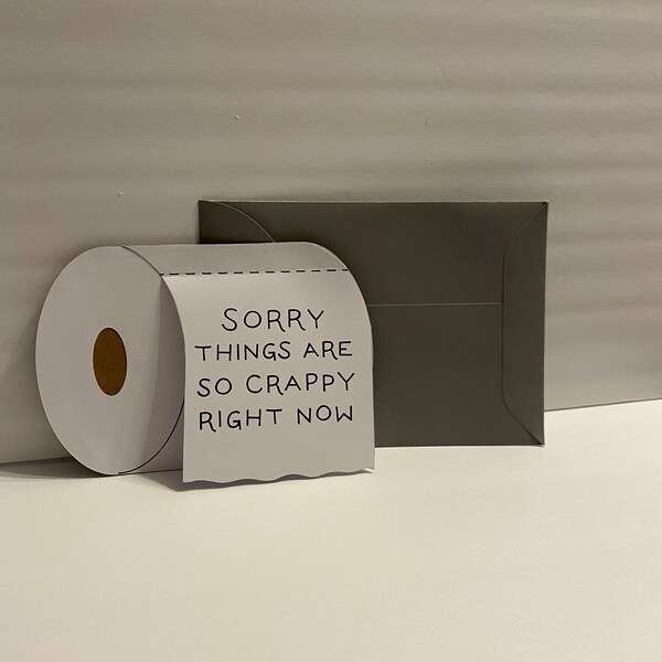 Toilet Paper Card - Etsy