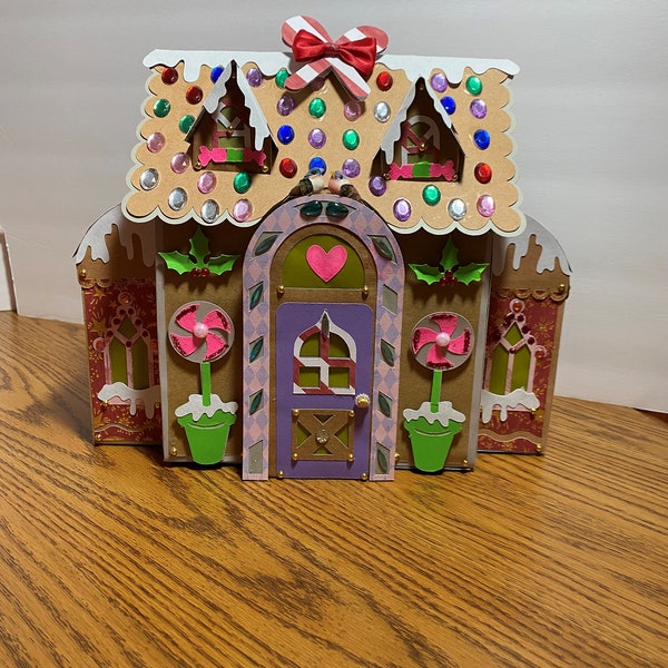 Cardboard Gingerbread House - Etsy