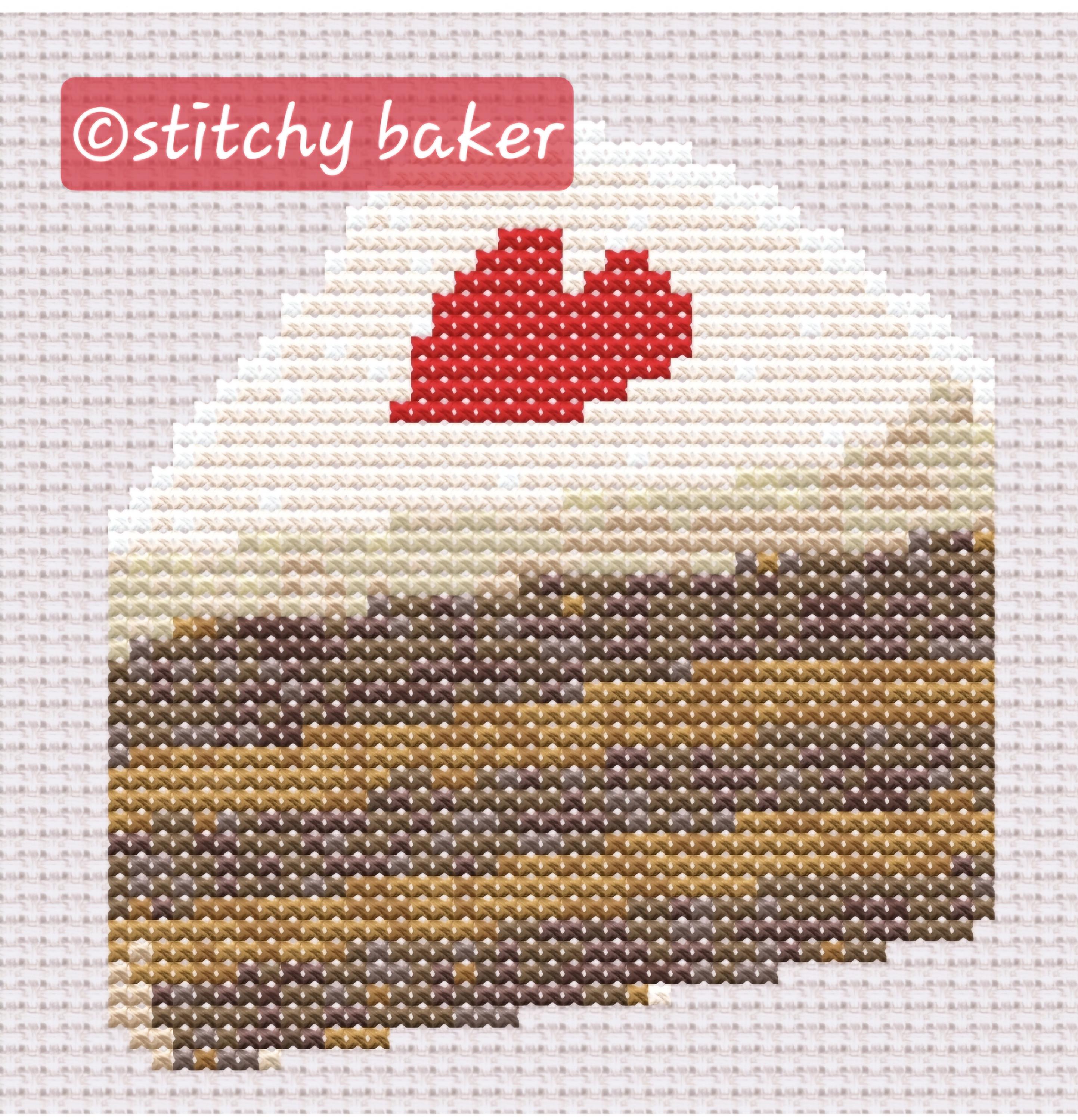 Cake Cross Stitch Pattern - Etsy