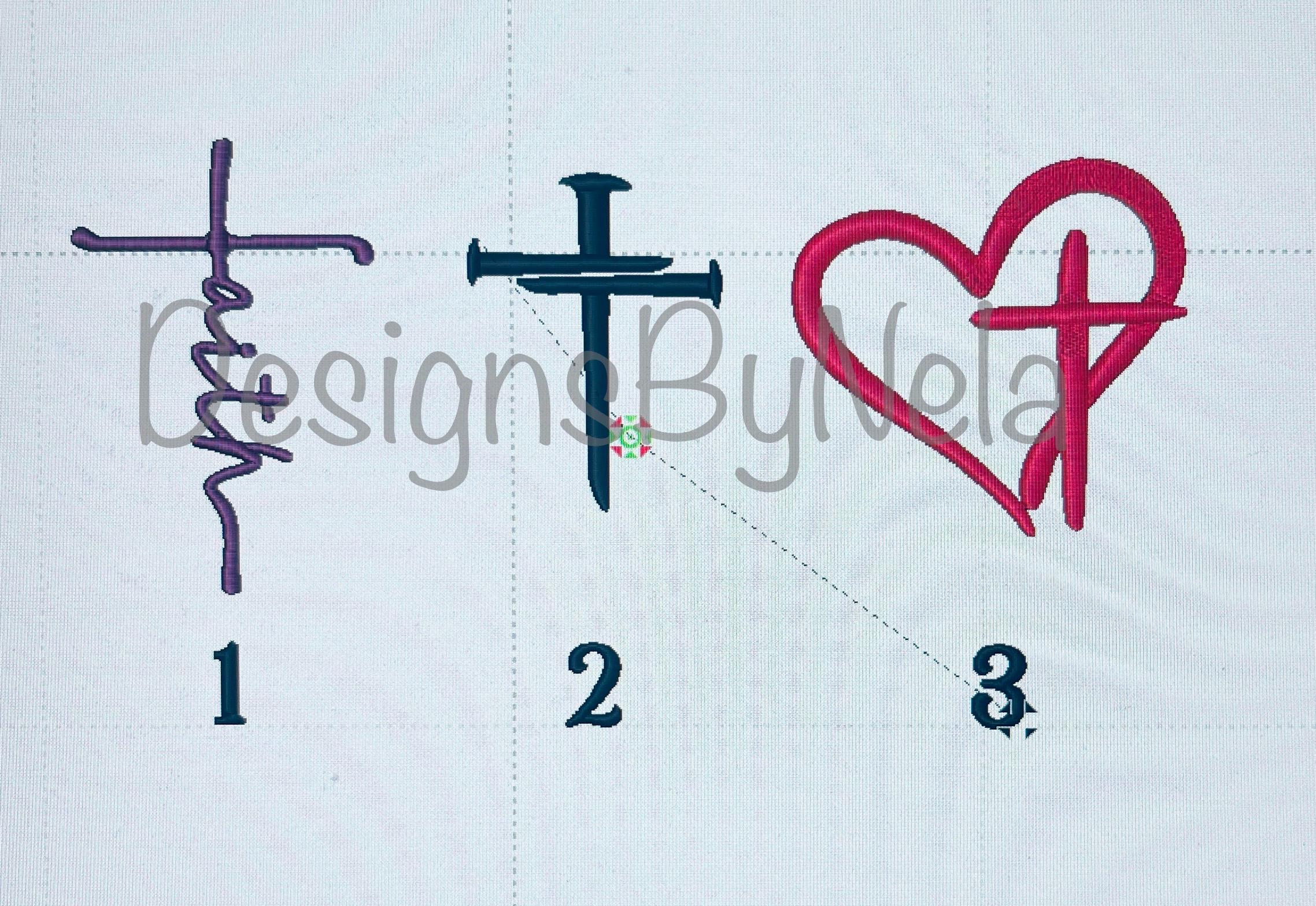 Personalized Cross Embroidered Sweatshirt, Cross Shirt, Embroidered ...