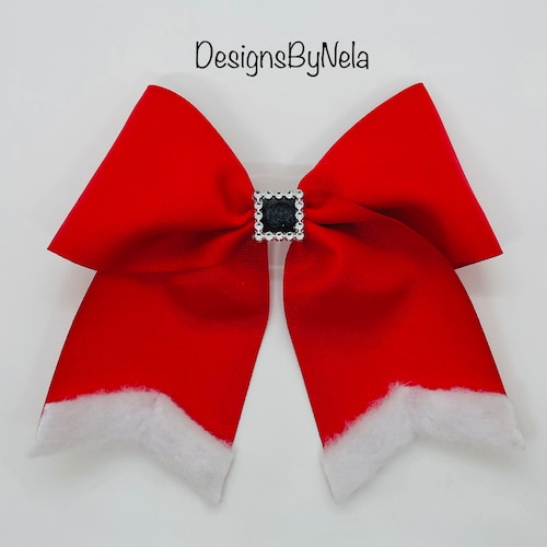 Santa Cheer Bow - Etsy