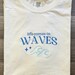 Embroidered Ocean Waves Shirt, Beach Shirt, Summer Shirt, Sunkissed ...