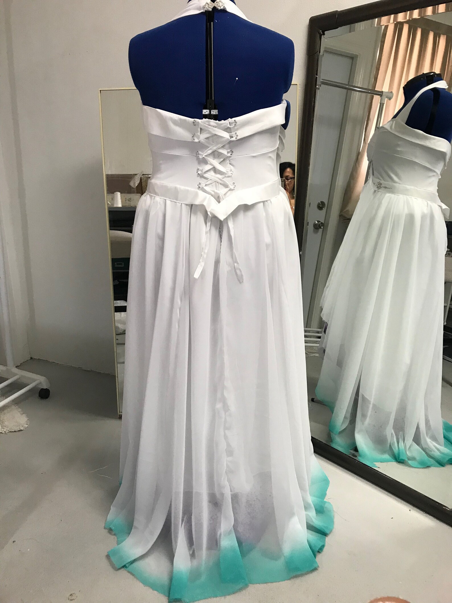 2 Color Dress Dip Dyeing Service - Etsy