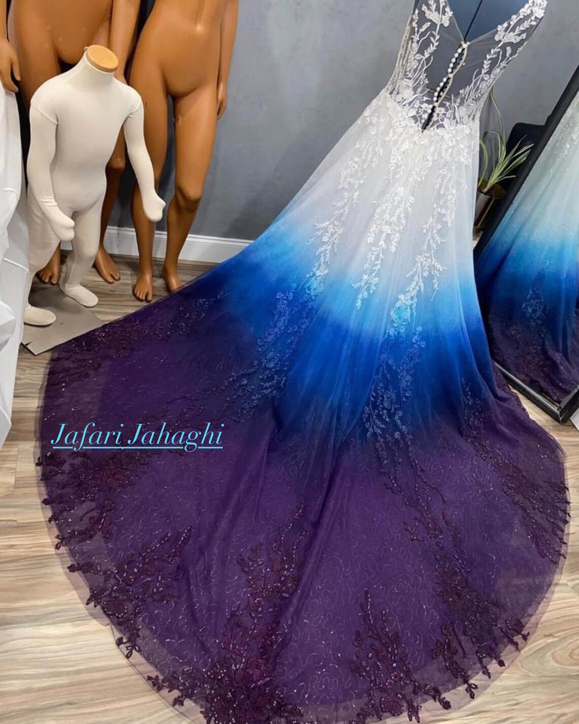 3 Color Dress Dip Dyeing Service - Etsy