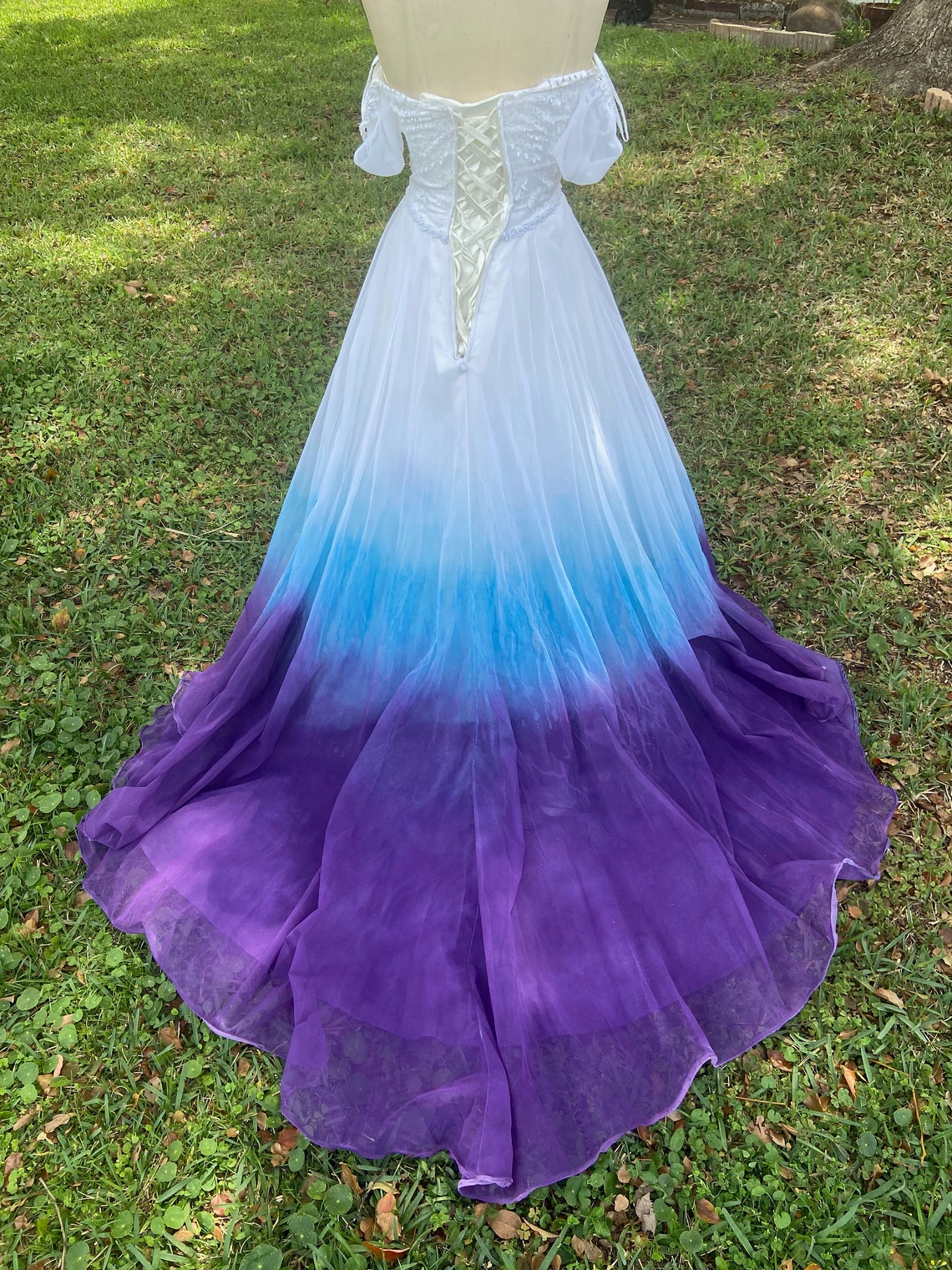 2 Color Dress Dip Dyeing Service - Etsy