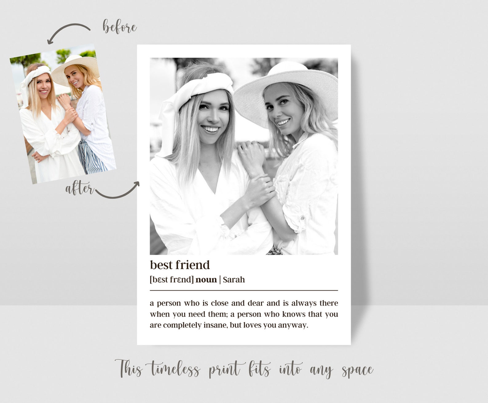 Best Friend Gifts, Definition Best Friend Birthday Gifts, Personalized ...
