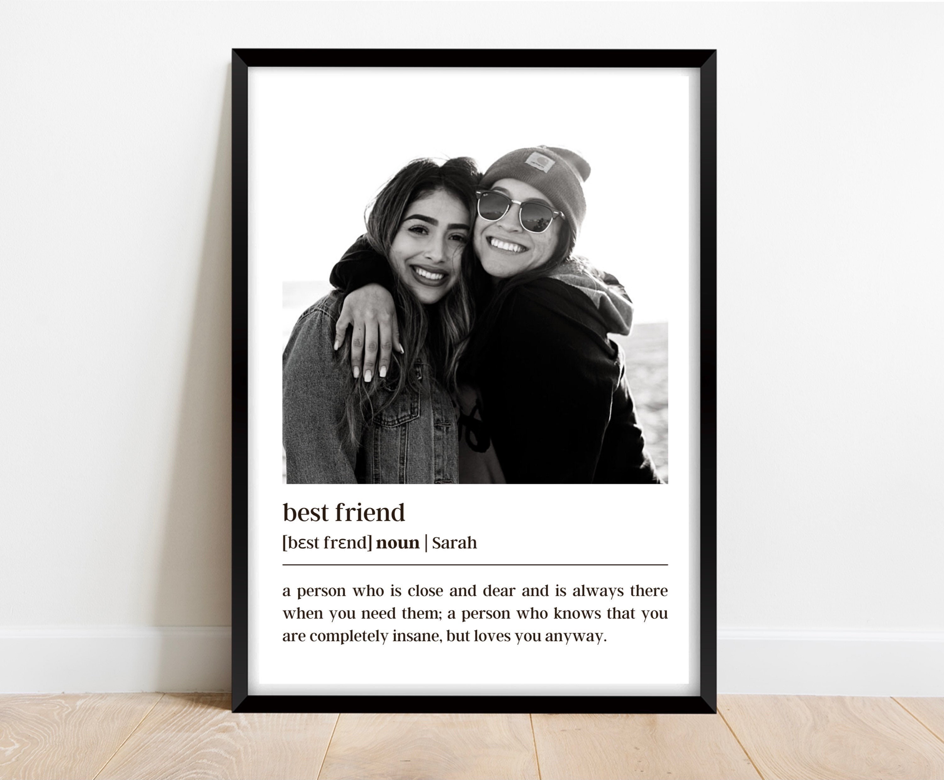 Best Friend Gifts Definition Best Friend Birthday Gifts | Etsy