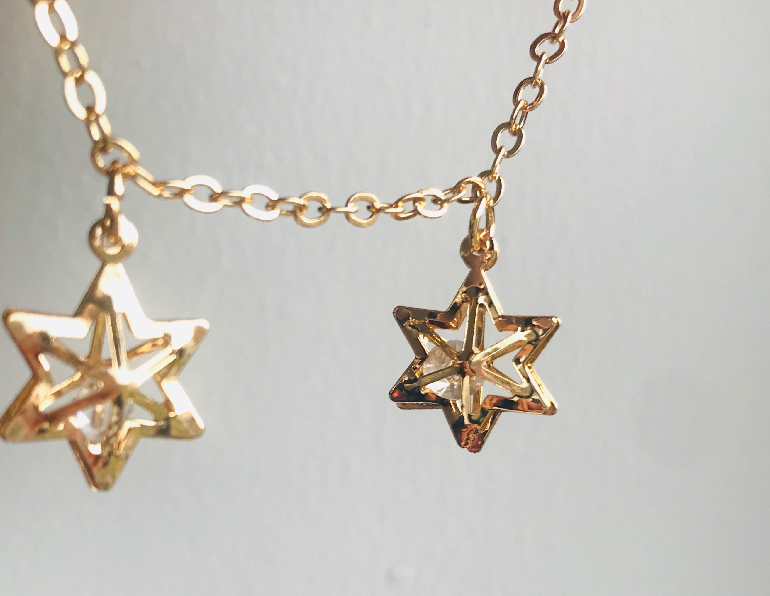 Royalty Star Shaped Charm Bracelet - Etsy UK