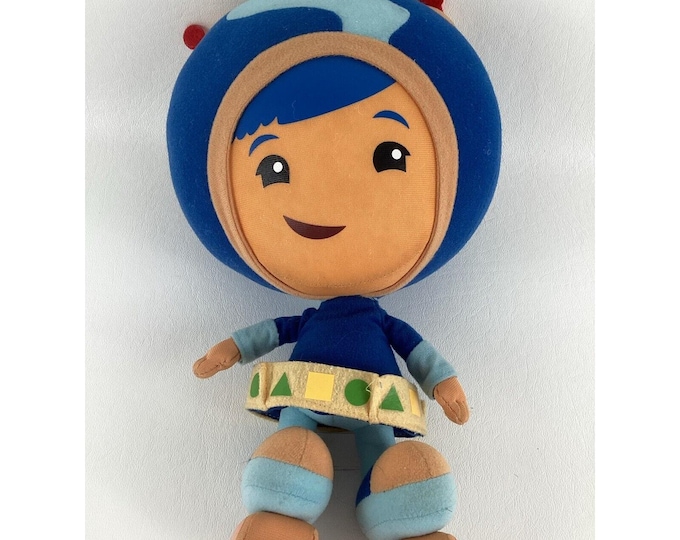 Team Umi Zoomi Geo Plush Stuffed 12" Toy Doll Nickelodeon Universe Blue ...