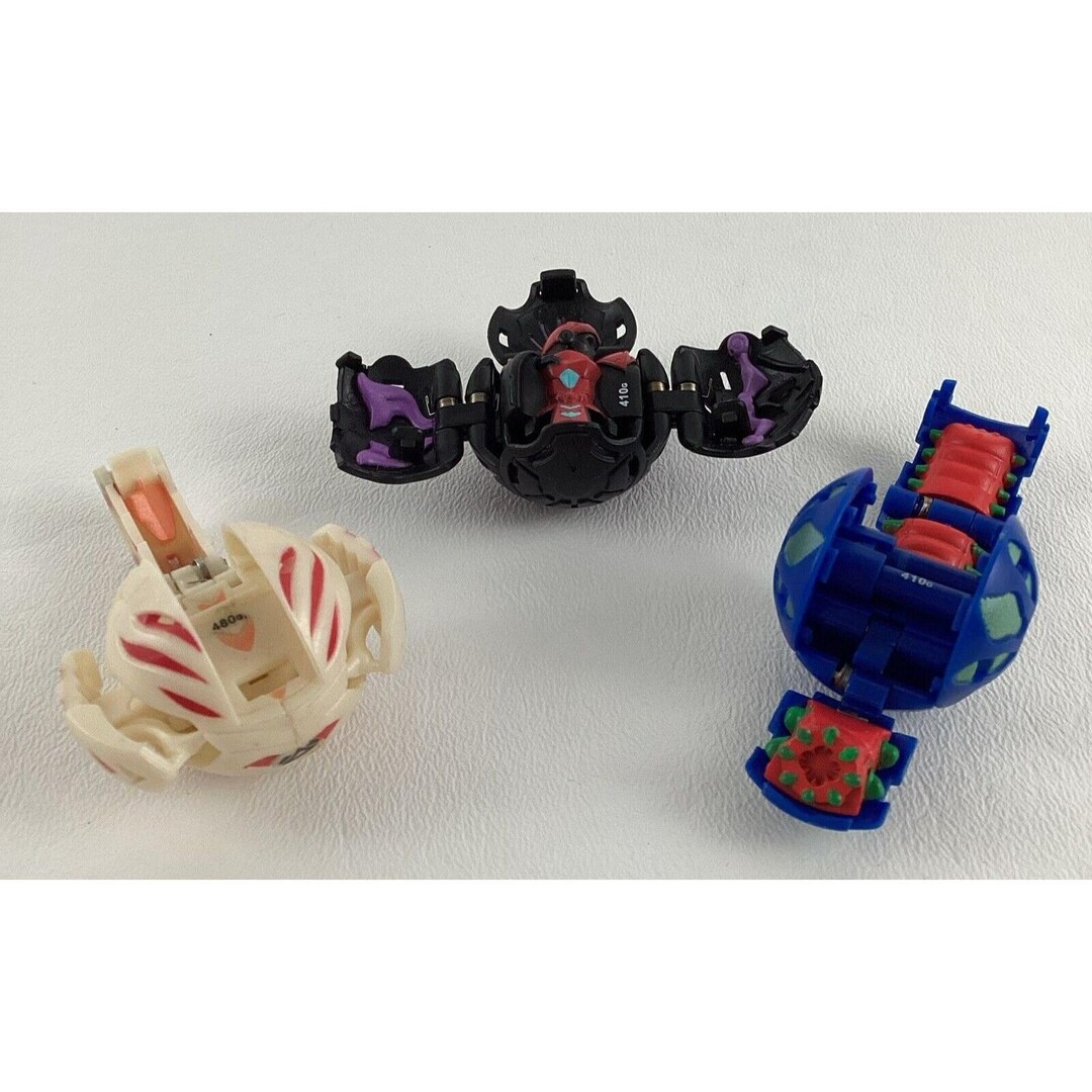 Bakugan Battle Brawlers Limulus Wormquake Lar Lion Figure Lot Toy Spin ...