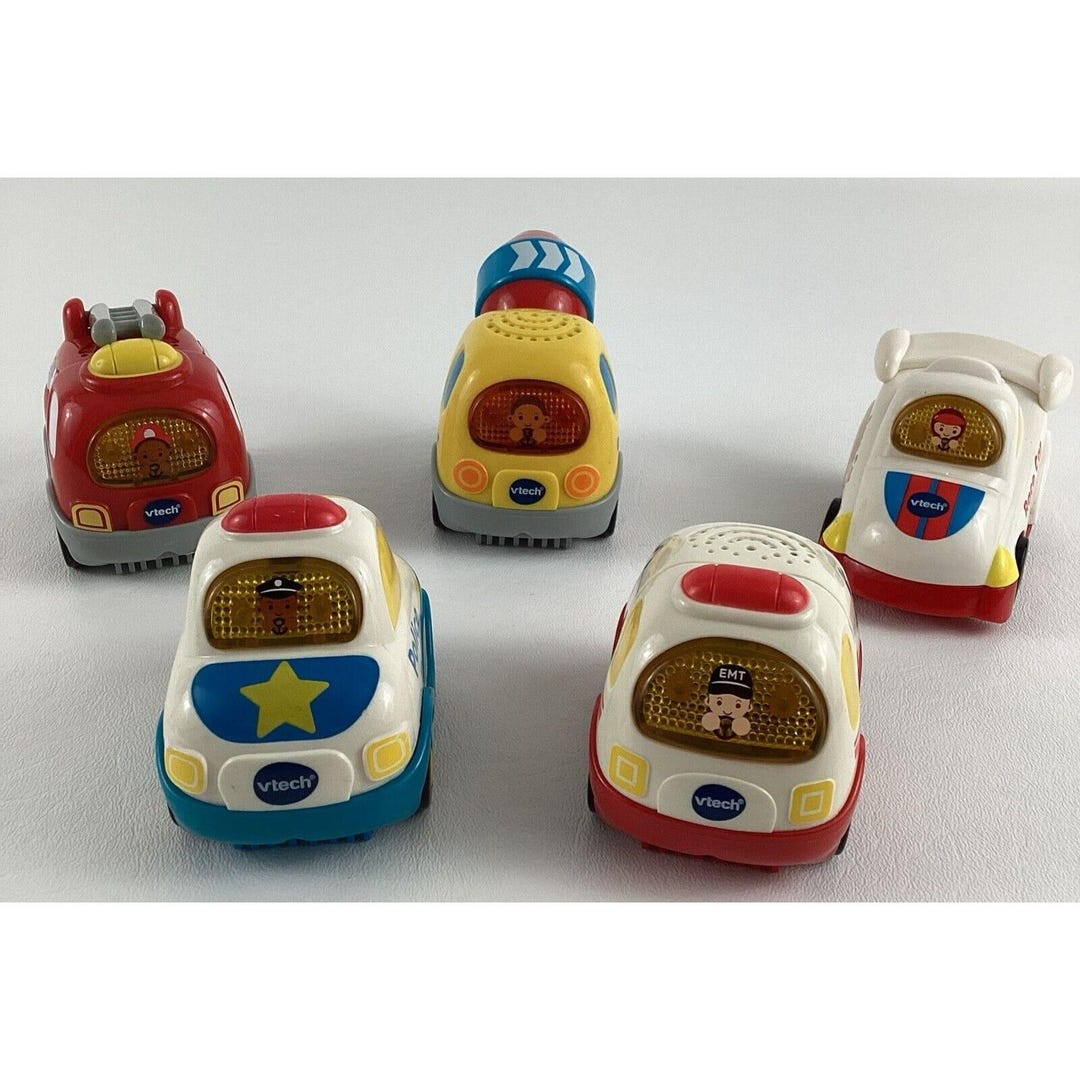 Vtech Go Go Smart Wheels Vehicles Police Firetruck Ambulance Lot Lights ...