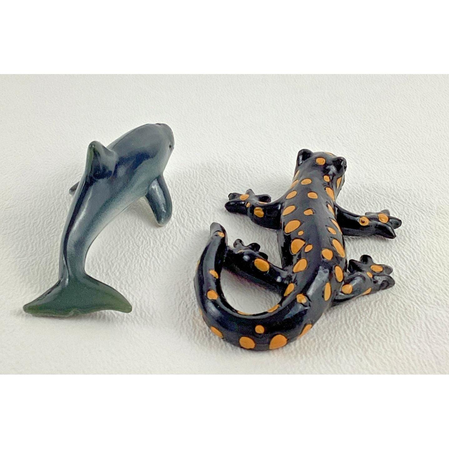 Yowie Tiger Fire Salamander Whale Realistic Animal PVC Figures Retired ...