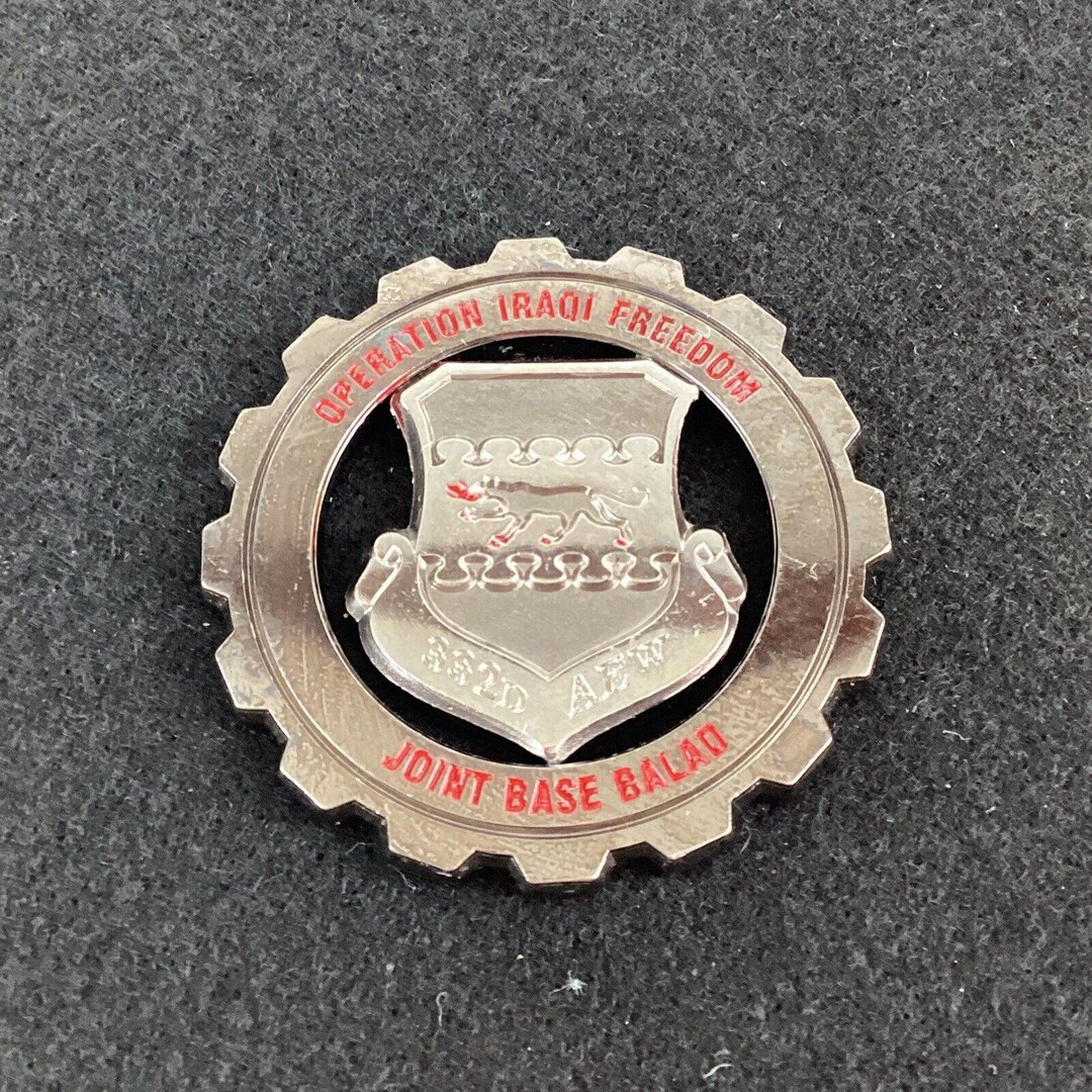 Joint Military Force Challenge Coin Operation Iraqi Freedom Engineers ...