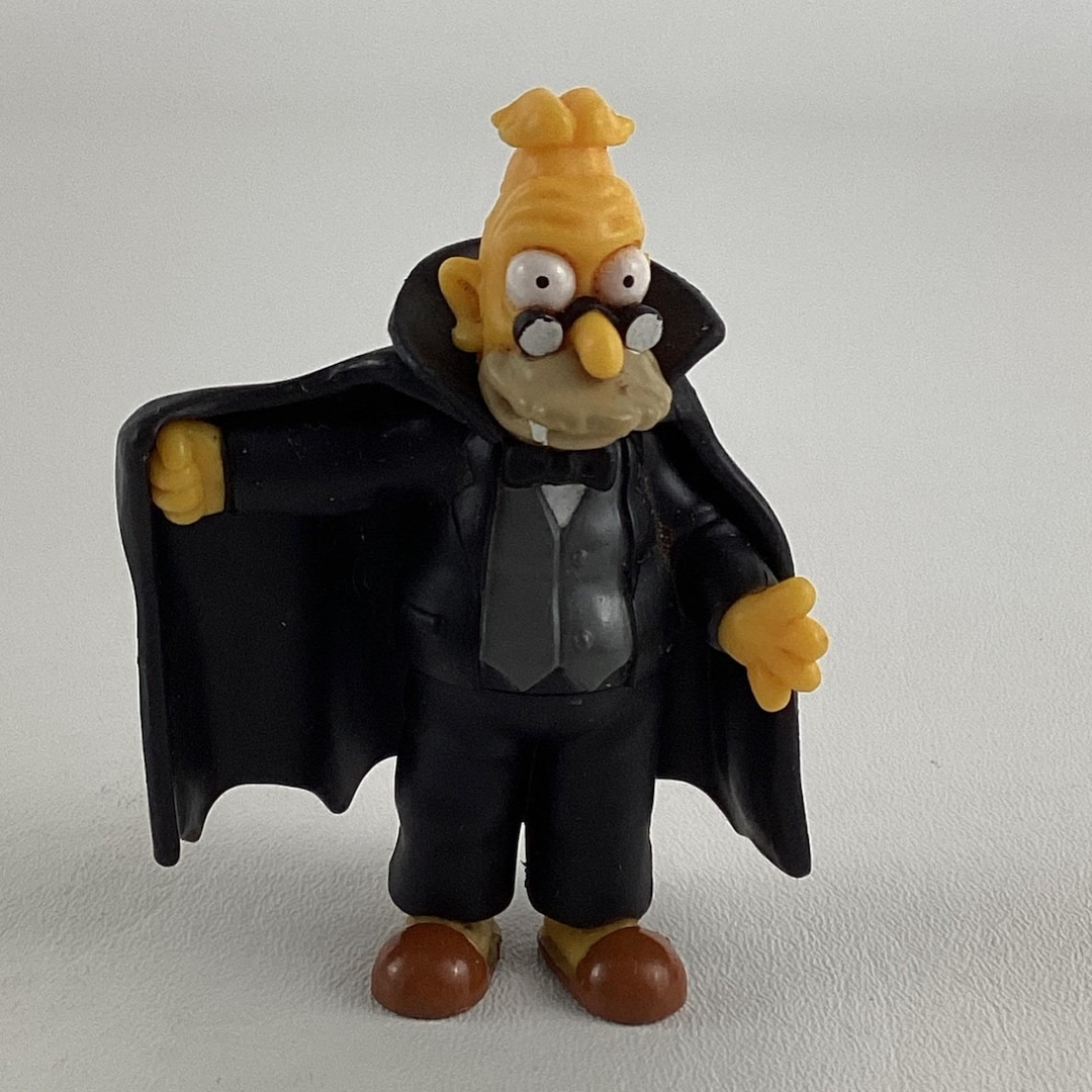 The Simpsons Creepy Classics Burger King Grampa Simpson Dracula Figure ...