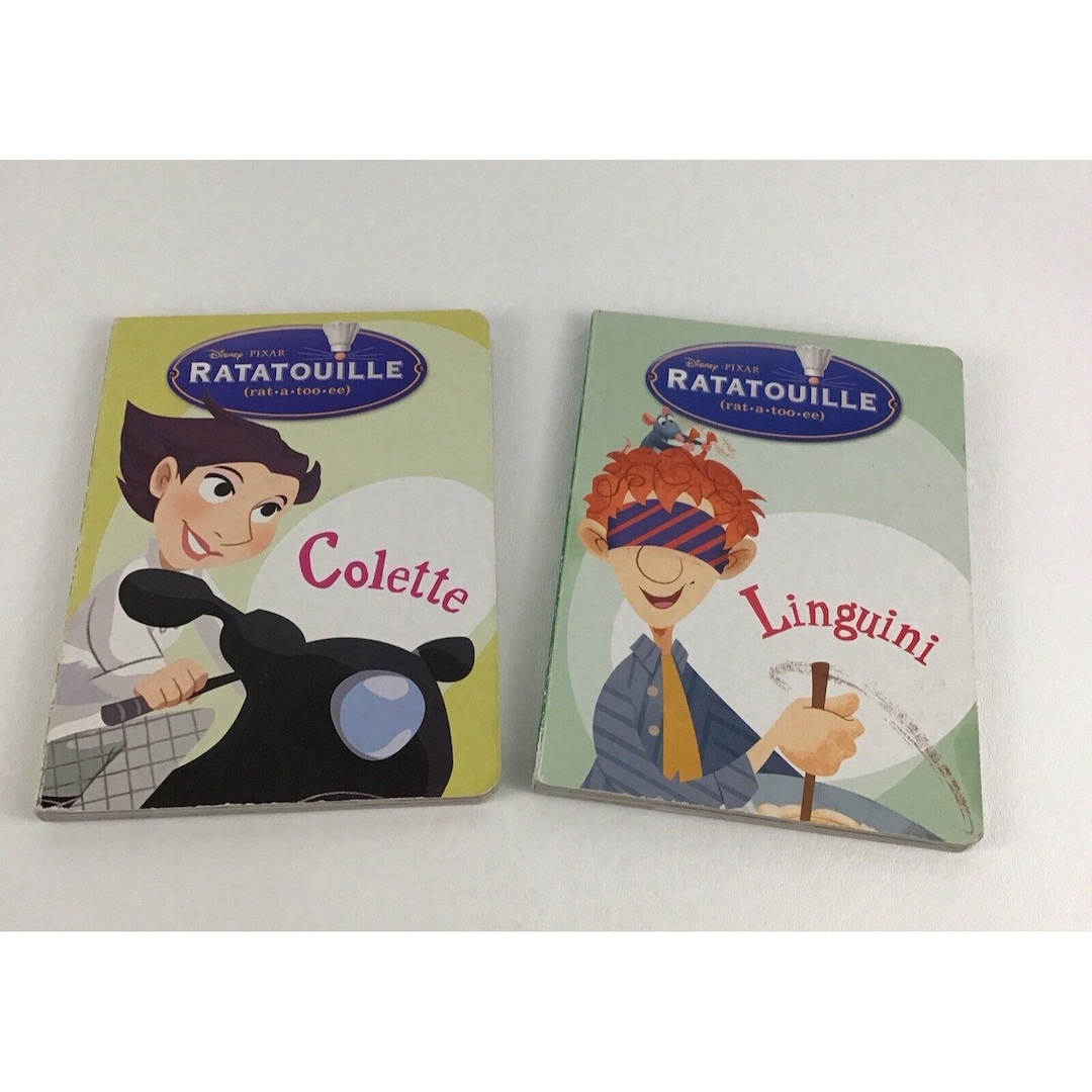 Disney Pixar Ratatouille Linguini & Colette Board Books Hardcover Lot ...