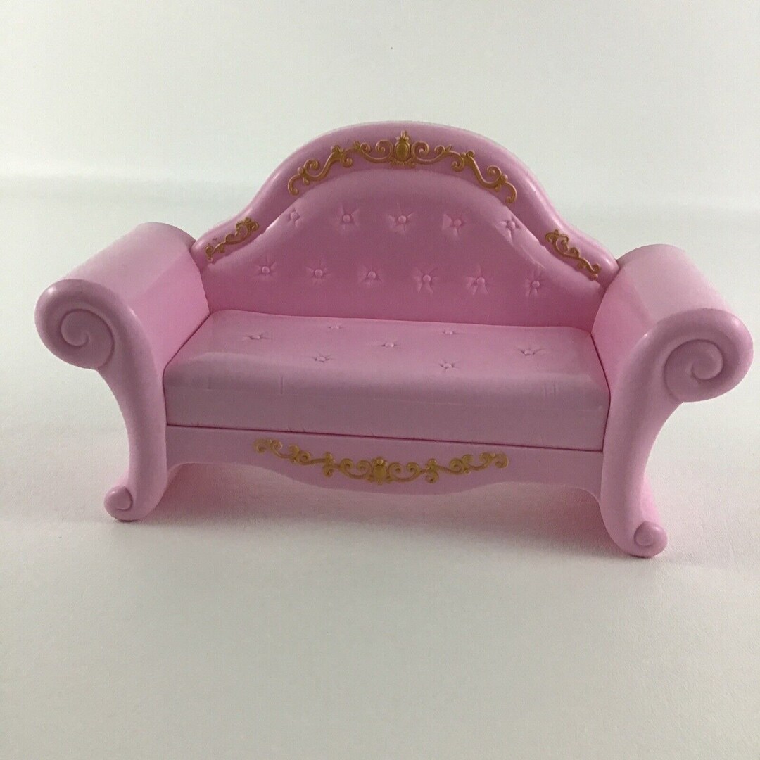 Disney Princess Royal Furniture Pink Couch Loveseat Dollhouse - Etsy