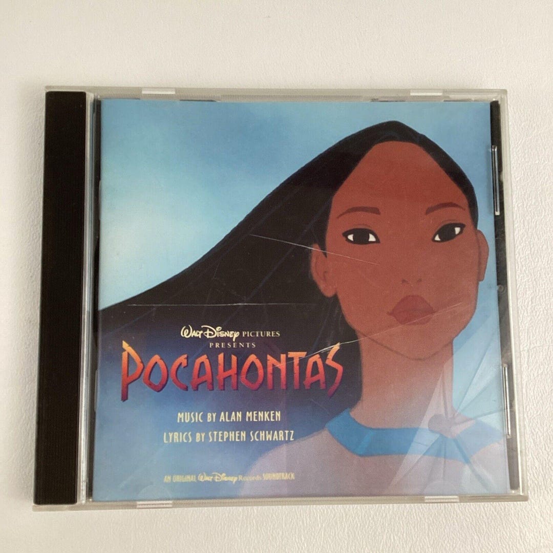 Walt Disney Pictures Pocahontas Musical CD Original Motion Picture ...