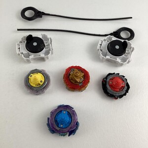 Beyblade Burst Turbo Spinning Top Toy Launchers Valkyrie Betromoth Lot ...