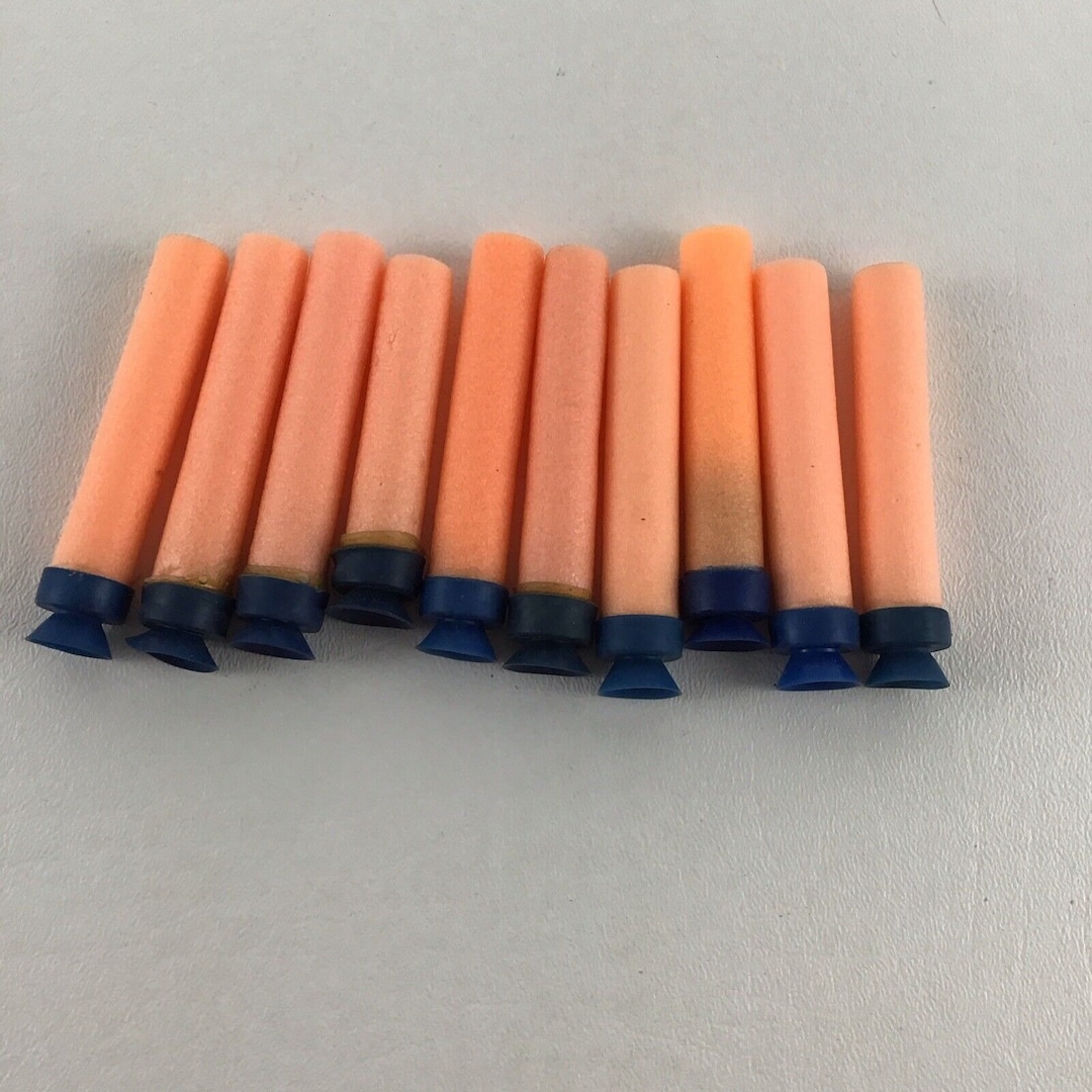 Nerf Gun Foam Dart Projectile Orange Missiles Toy Replacement Pieces ...