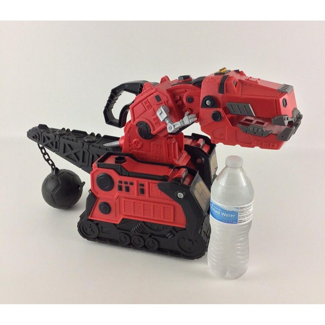 Huge Dinotrux Mega Chompin Ty Rux Talking Lights Dinosaur T-rex 24"x12 ...