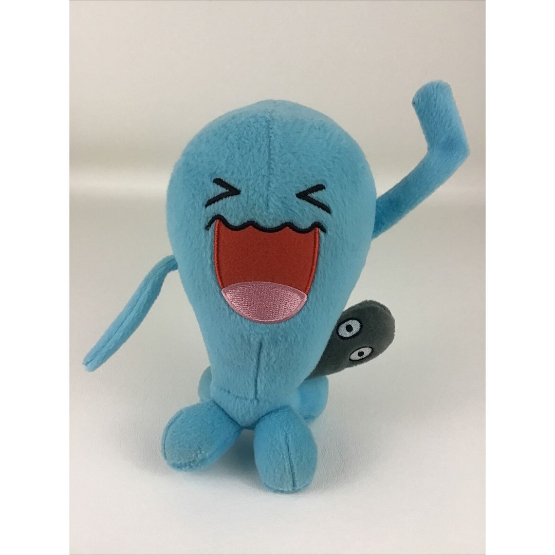 Pokemon Wobbuffet 7 Stuffed Animal Plush Blue Video Game Toy Takara ...