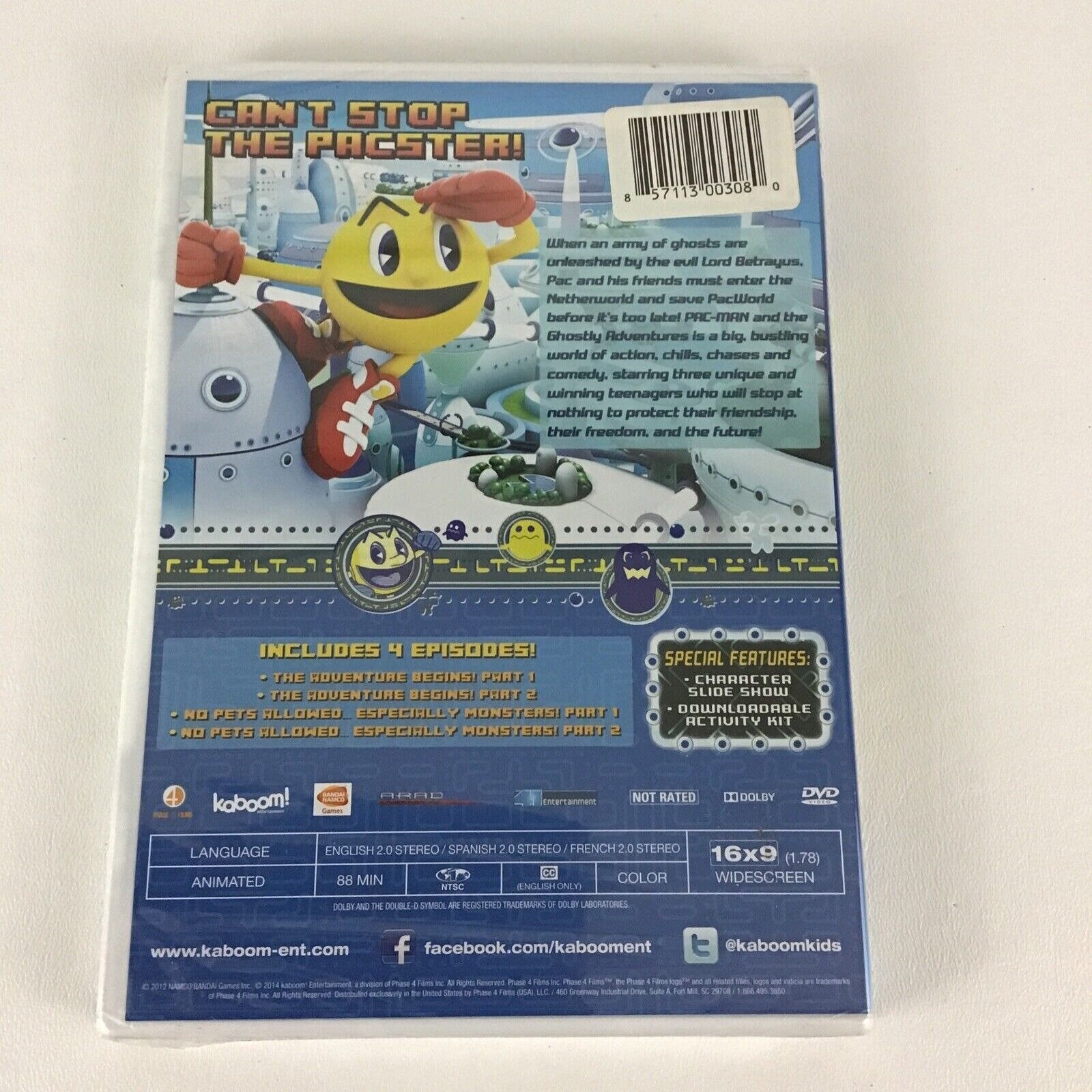 Pacman And The Ghostly Adventures Dvd