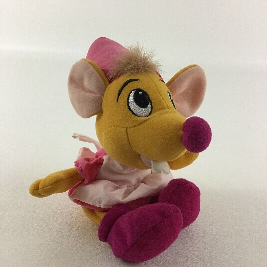 Disney Store Cinderella Suzy Mouse Mini 7 Plush Bean Bag Stuffed Animal ...
