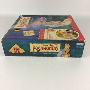 Disney Pocahontas Electronic Talking Board Game Parker Brothers Vintage ...