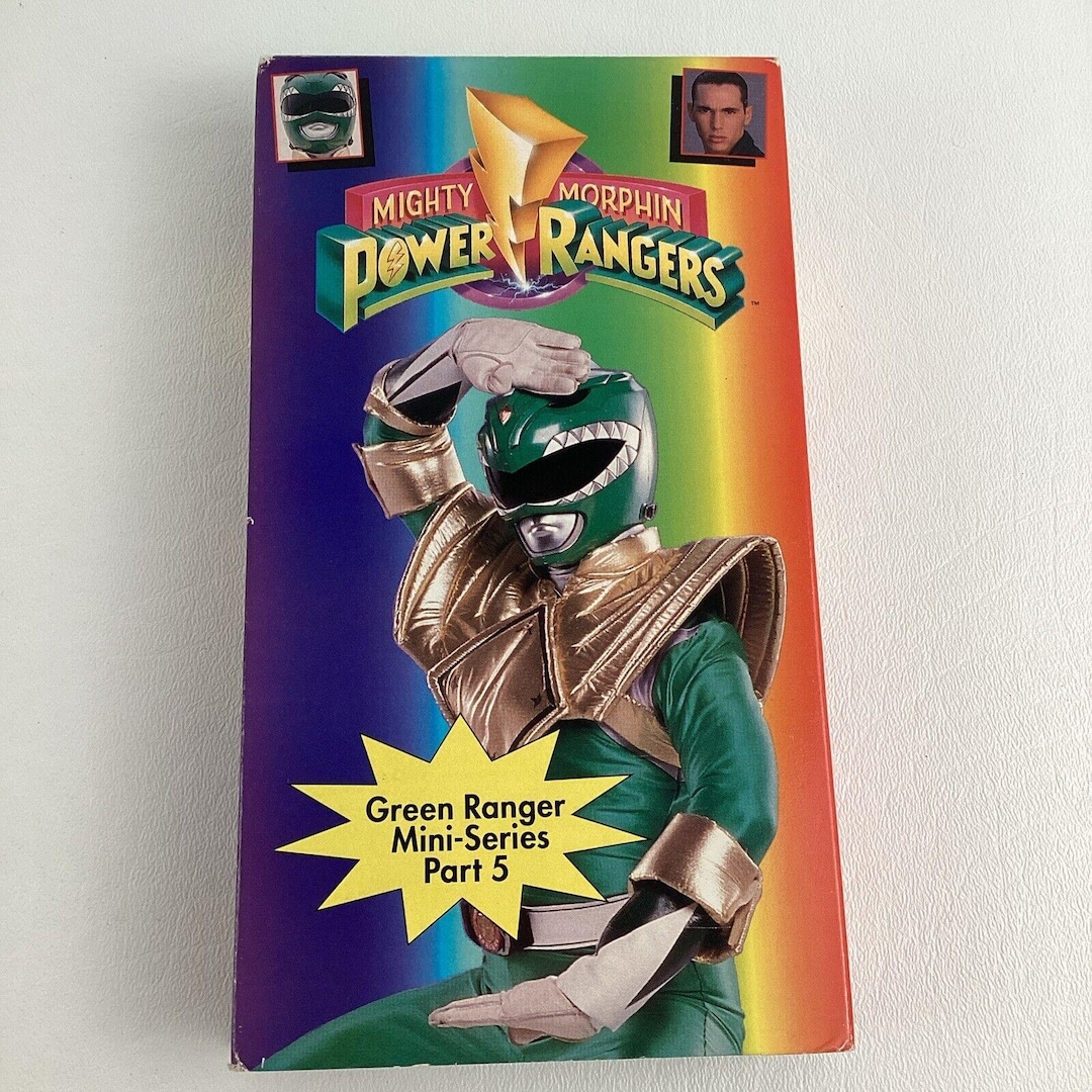 Mighty Morphin Power Rangers VHS Tape Green Ranger Mini Series Part 5 ...