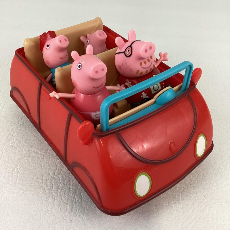 Peppa Pig Car - Etsy